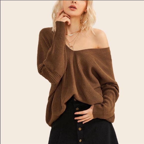 Sweaters | Newbrown Back Lace Up Sweater | Poshmark